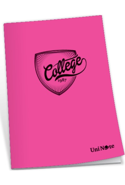 Uninote College Dikişli Pp Kapak A4 80 Yp. Çizgili Uninote College Dikişli Pp Kapak A4 80 Yp. Çizgili