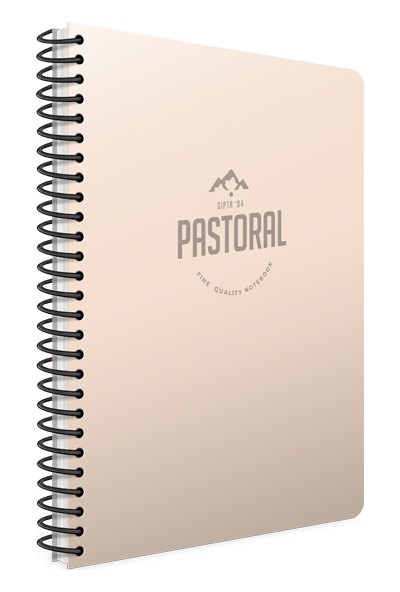 Gıpta Pastoral Spiralli Plastik Kapak Defter A4 96 Yp.Çizgili