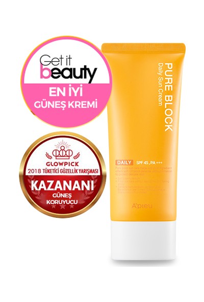 Missha A'pieu Pure Block Natural Daily Sun Cream SPF45/PA+++