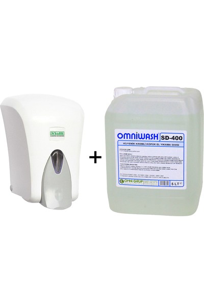Omniwash Köpük El Sabunu 5 Lt + Köpük Makinesi 1000 Ml Omniwash Köpük El Sabunu 5 Lt + Köpük Makinesi 1000 Ml
