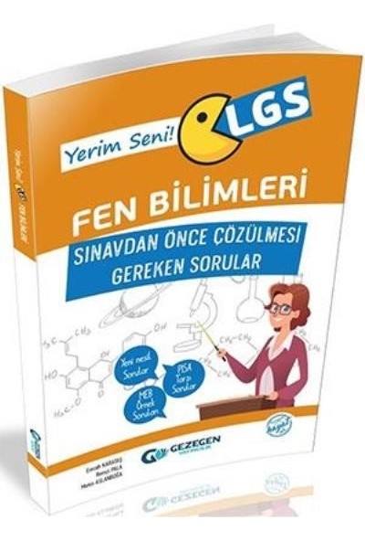 Gezegen Yayıncılık Lgs Yerim Seni Fen Bilimleri Sınavdan Önce Çözülmesi Gereken Sorular Emrah Karataş