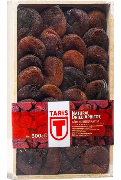 Tariş Gün Kurusu Kayısı - Kavak Kutu 500 gr Tariş Gün Kurusu Kayısı - Kavak Kutu 500 gr