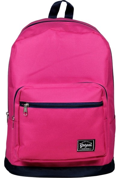 Bagart 96256 Fuşya Üç Bölmeli Lise/Kolej Okul Sırt Çantası
