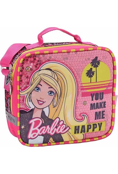 Barbie Kabartmalı Simli Beslenme Çantası - 87468 Barbie Kabartmalı Simli Beslenme Çantası - 87468