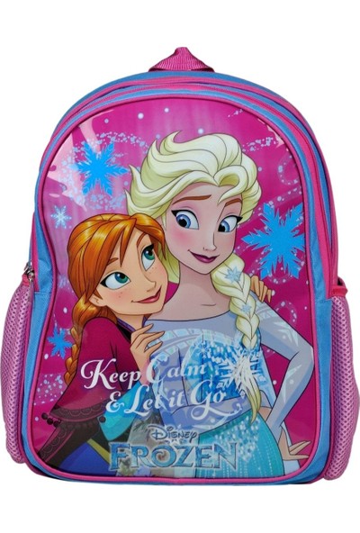 Hakan Çanta 96455 Disney Frozen Elsa/Anna Simli İlkokul Çantası - İki Bölme Hakan Çanta 96455 Disney Frozen Elsa/Anna Simli İlkokul Çantası - İki Bölme