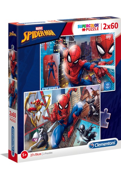 Clementoni 2 x 60 Parça Puzzle Spiderman Clementoni 2 x 60 Parça Puzzle Spiderman