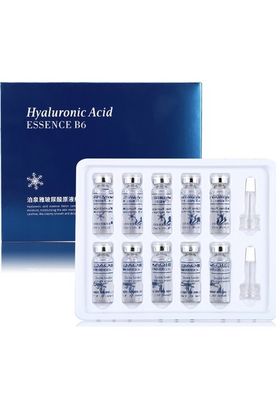 Bioaqua Essence B6 Hyalüronik Asit Ampulleri -10'LU SET 5 ml x 10 adet Bioaqua Essence B6 Hyalüronik Asit Ampulleri -10'LU SET 5 ml x 10 adet