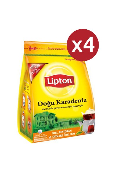 Lipton Doğu Karadeniz Demlik Poşet Çay 250Li X 4' lü Lipton Doğu Karadeniz Demlik Poşet Çay 250Li X 4' lü