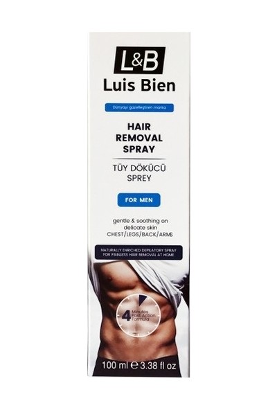 Mnsr Luis Bien Tüy Dökücü Sprey - 100 ml - Erkekler Için Mnsr Luis Bien Tüy Dökücü Sprey - 100 ml - Erkekler Için