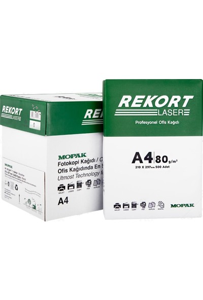 Mopak Fotokopi Kağıdı 80 Gr A4 Rekort 500'Lü