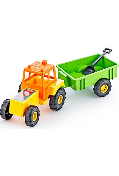 Güçlü Toys Küçük Römorklu Traktör Oyuncak Güçlü Toys Küçük Römorklu Traktör Oyuncak