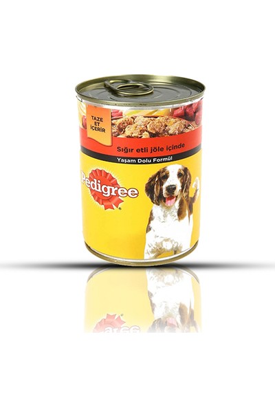 Pedigree Biftekli Konserve Köpek Maması 400 Gr x 12 Adet