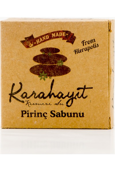 Karahayıt Kırmızı Su Pirinç Sabunu