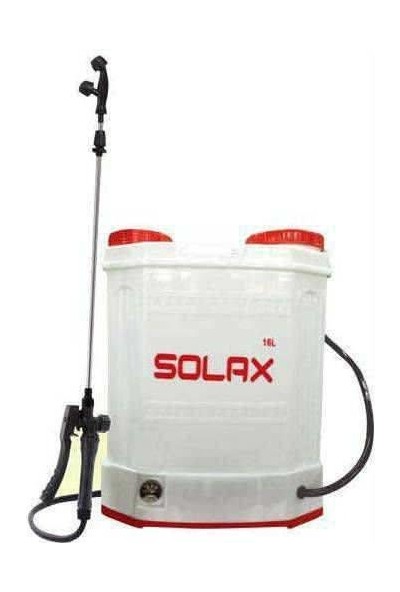 Solax Akülü 16 lt Akülü Şarjlı Püskürtme Maki̇nesi Solax Akülü 16 lt Akülü Şarjlı Püskürtme Maki̇nesi