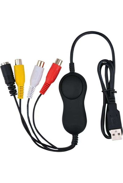 Ezcap 158 Universal USB 2.0 Rca Hi8 Cvbs Composit S-Video Görüntü Ses Yakalama Capture Kartı Canlı Video Paylaşım Cihazı Ezcap 158 Universal USB 2.0 Rca Hi8 Cvbs Composit S-Video Görüntü Ses Yakalama Capture Kartı Canlı Video Paylaşım Cihazı