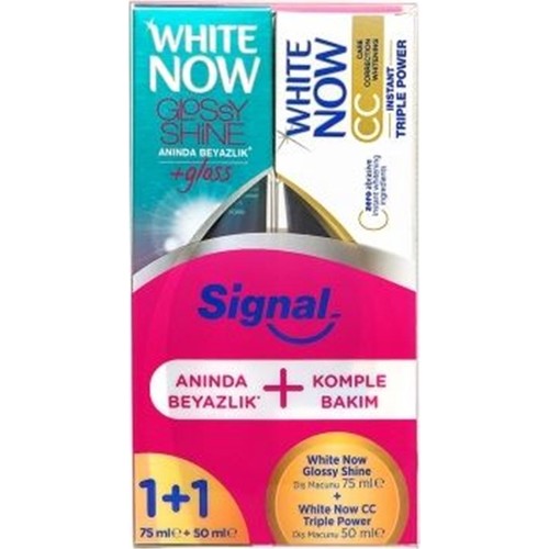 Signal White Glossy Shine 75 ml + Signal White CC Triple Fiyatı