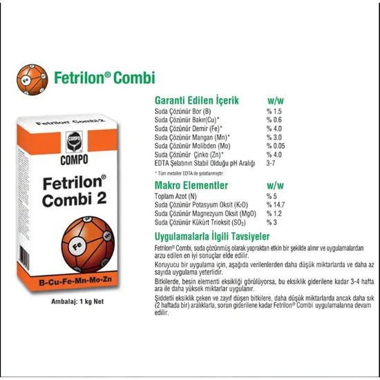 Compo Fetrilon Combi 2 1 kg Fiyatı - Taksit Seçenekleri