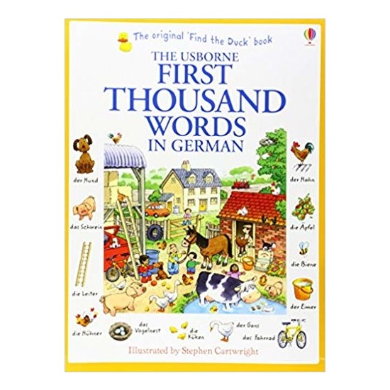 Usborne First Thousand Words: in German Kitabı ve Fiyatı
