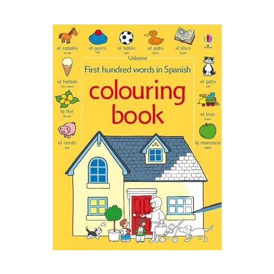 First 100 Words In Spanish Colouring Book Usborne First Fiyat first-100-words-in-spanish-colouring-book-usborne-first-fiyat