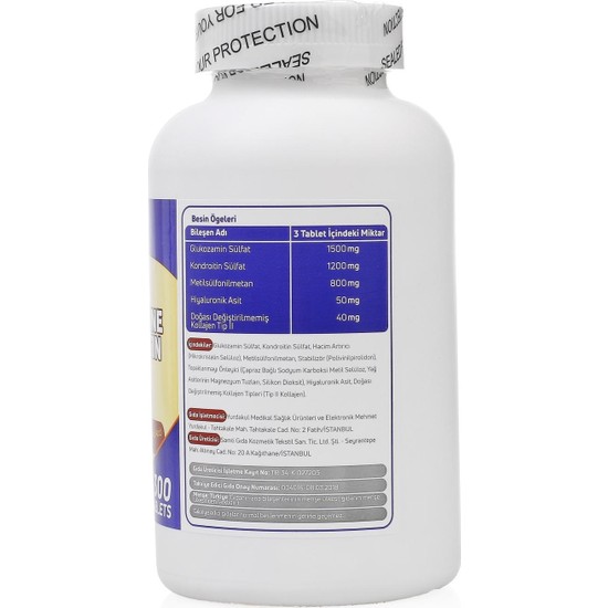 MEFA NATURALS GLUCOSAMİNE CHONDROİTİN MSM HYALURONİC TP2 300 Fiyatı