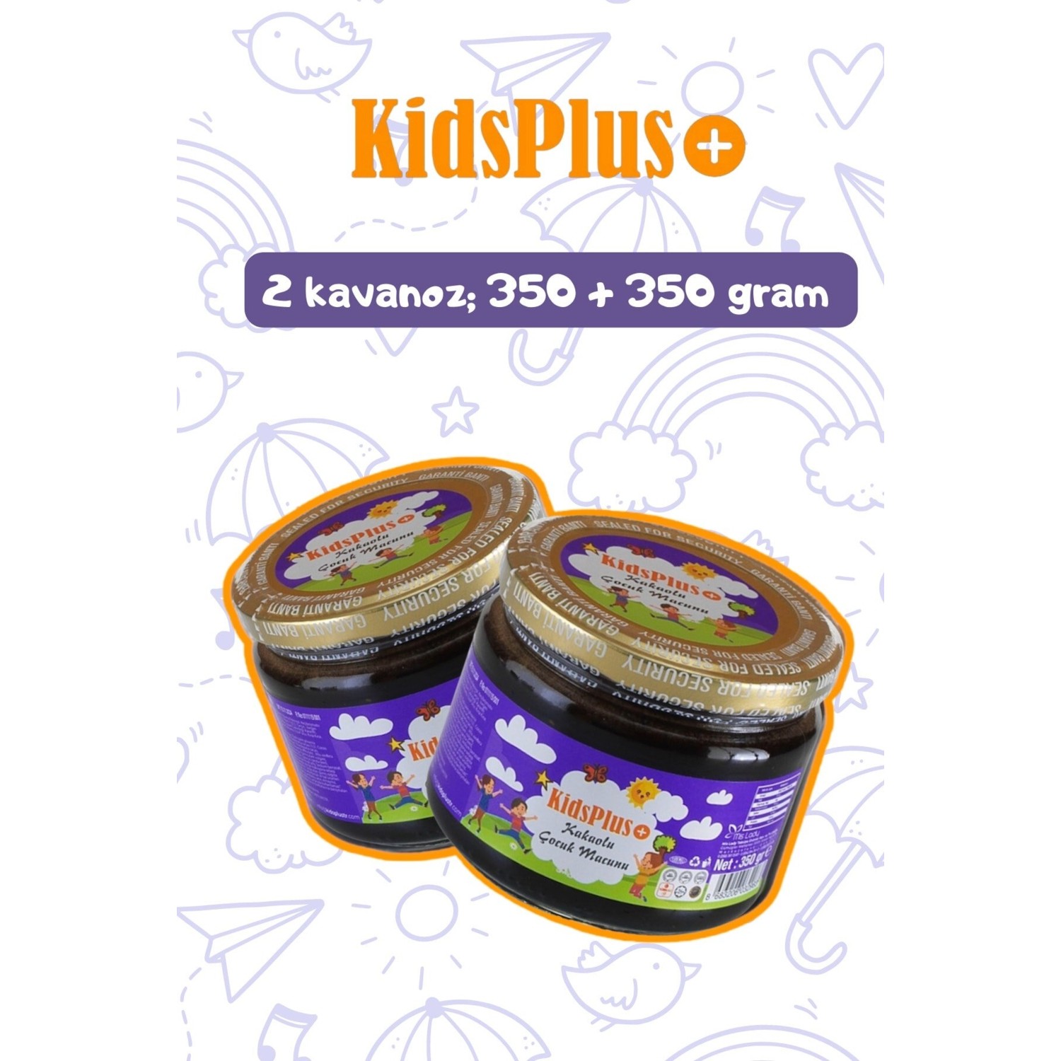 Kids Plus Kakaolu Çocuk Macunu 2 x 350 gr Fiyatı