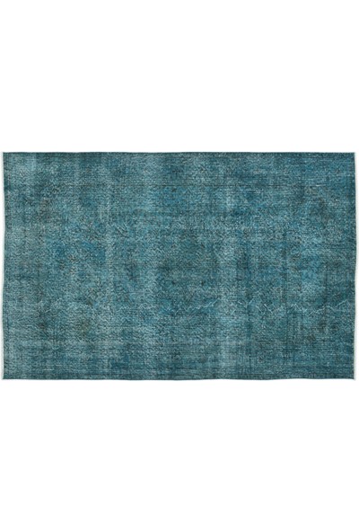Bespoky Atina Turkuaz Eskitme El Dokuma Alan Halısı Bespoky Atina Turkuaz Eskitme El Dokuma Alan Halısı