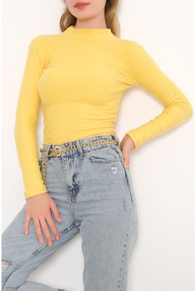 York Nevada Yarım Balıkçı Body Sarı - 8335.1567. York Nevada Yarım Balıkçı Body Sarı - 8335.1567.