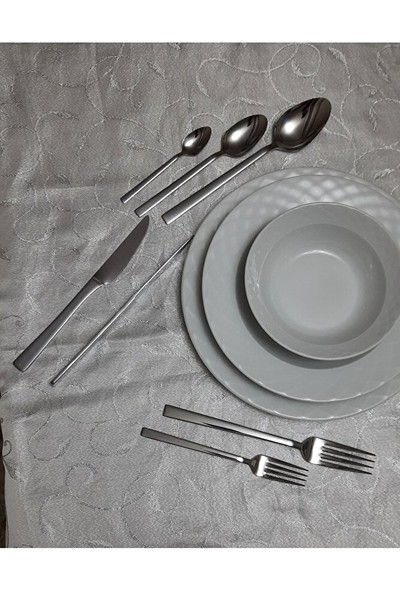 Kardelen Çubuk 12 Kişilik 72 Parça Kaşık Çatal Bıçak Seti