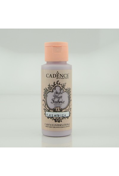 Cadence Style Matt Kumaş Boya F-613 Mor Lila 59ML Cadence Style Matt Kumaş Boya F-613 Mor Lila 59ML