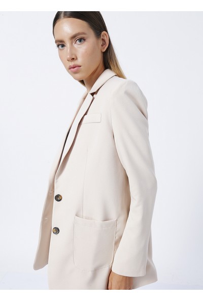 Fabrika Bej Kadın Ceket Flow