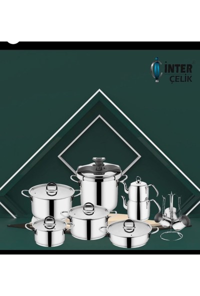 Inter Çelik 18 Parça Sahra Tencere Seti
