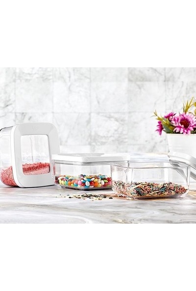 Belly Kare 250 ml Saklama Kabı 3lü Belly Kare 250 ml Saklama Kabı 3lü