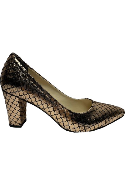Stilleto Kalın Topuklu Kadın Ayakkabı (BİLENER012)
