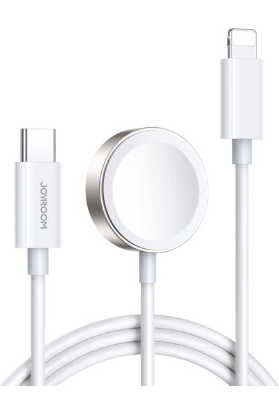 Joyroom S-İW005 Type-C Apple Watch 2in1 Manyetik Şarj Joyroom S-İW005 Type-C Apple Watch 2in1 Manyetik Şarj