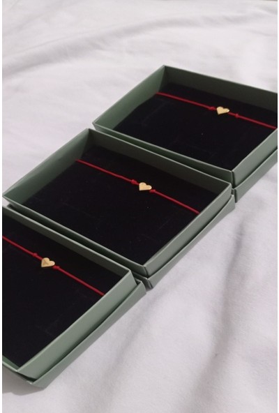 Zuhal 3'lü Arkadaşlık Bilekliği Kalpli Bileklik Ip Bileklik