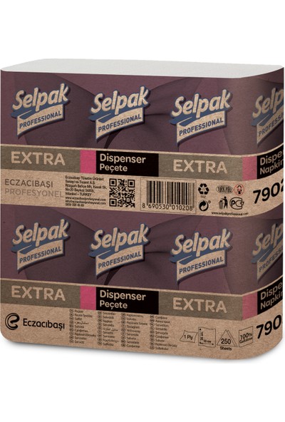 Selpak Extra Masa Üstü Dispenser Peçete 250 x 18 Paket Selpak Extra Masa Üstü Dispenser Peçete 250 x 18 Paket