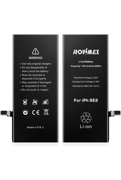 Rovimex Apple iPhone Se 2020 Rovimex Batarya Pil Rovimex Apple iPhone Se 2020 Rovimex Batarya Pil