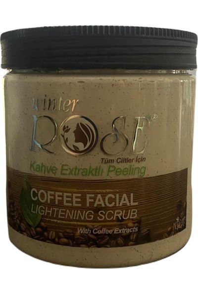 Winter Rose Kahve Extraktlı Peeling 500 Mg Winter Rose Kahve Extraktlı Peeling 500 Mg