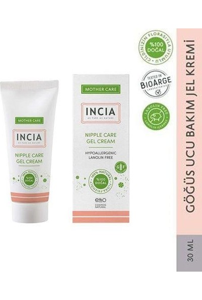 Incia Incia Göğüs Ucu Bakım Jel Kremi 30 ml (INC101) Incia Incia Göğüs Ucu Bakım Jel Kremi 30 ml (INC101)