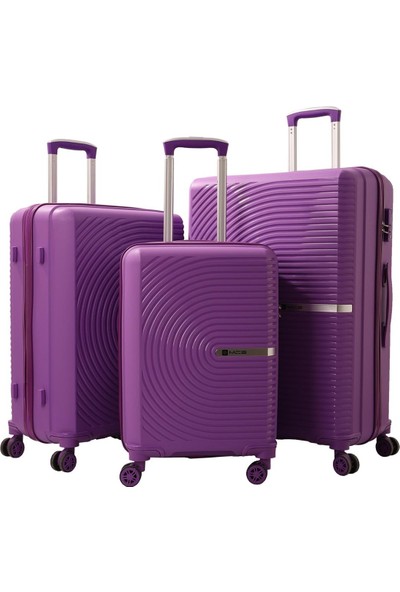 Mçs Polipropilen Üçlü Valiz Seti V374 Mçs Polipropilen Üçlü Valiz Seti V374