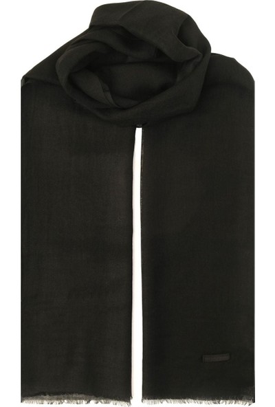 Silk And Cashmere Siyah Yün Ipek Rena Şal 70 x 180 cm