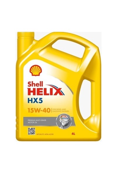 Shell Helix 15W-40 4 Litre 2022 Üretim Shell Helix 15W-40 4 Litre 2022 Üretim