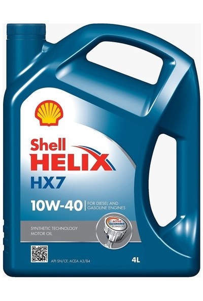 Shell Helix Hx7 10W-40 4 LİTRE2022 Üretim Shell Helix Hx7 10W-40 4 LİTRE2022 Üretim