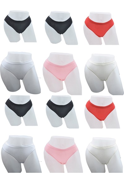 Tutku Kadın Kaşkorse Bikini - TKD0510 (12 Adet)