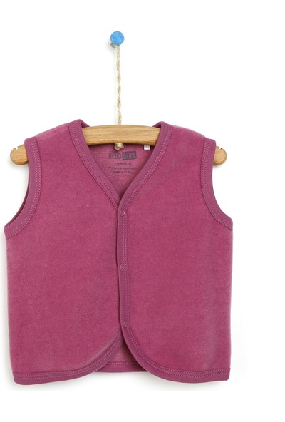 Hello Baby Basic Kız Bebek Polar Yelek Hello Baby Basic Kız Bebek Polar Yelek