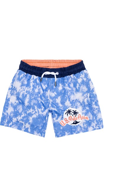U.S. Polo Assn. Erkek Çocuk Koyu Mavi Deniz Şortu 50245377-VR032