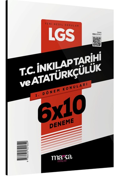 Marka Yayınları 2023 LGS 1.dönem Konuları T.c. Inkılap Tarihi ve Atatürkçülük 6 Deneme Marka Yayınları 2023 LGS 1.dönem Konuları T.c. Inkılap Tarihi ve Atatürkçülük 6 Deneme