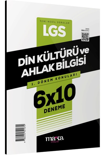 Marka Yayınları 2023 LGS 1.dönem Konuları Din Kültürü ve Ahlak Bilgisi 6 Deneme Marka Yayınları 2023 LGS 1.dönem Konuları Din Kültürü ve Ahlak Bilgisi 6 Deneme