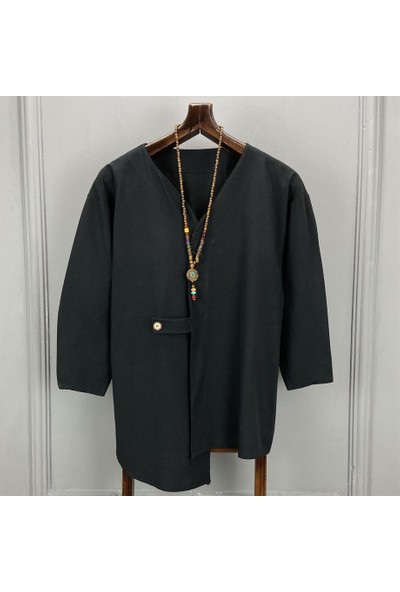 Fittingroom Oversize Asimetrik Keten Kimono