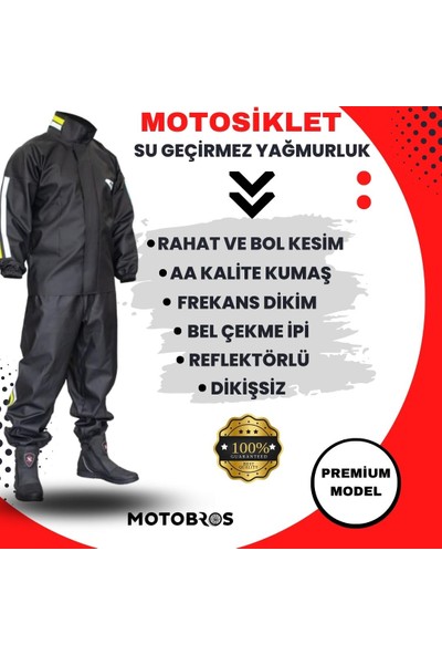 Motobros Reflektörlü Özel Kesim 0,45MM Kalın Yağmurluk Takım Su Geçirmez Pvc Çadır Kumaşı Motor Ekstra Kalın Motobros Reflektörlü Özel Kesim 0,45MM Kalın Yağmurluk Takım Su Geçirmez Pvc Çadır Kumaşı Motor Ekstra Kalın